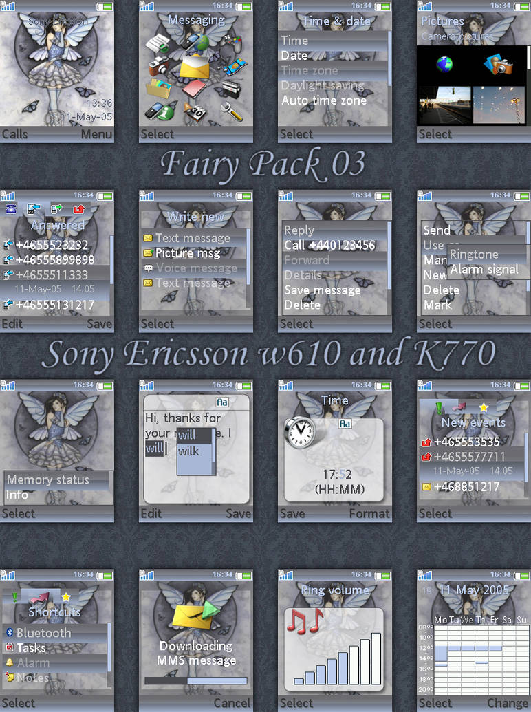 Fairy Pack 03 mobile theme by Eve-the-Angel1399 on DeviantArt
