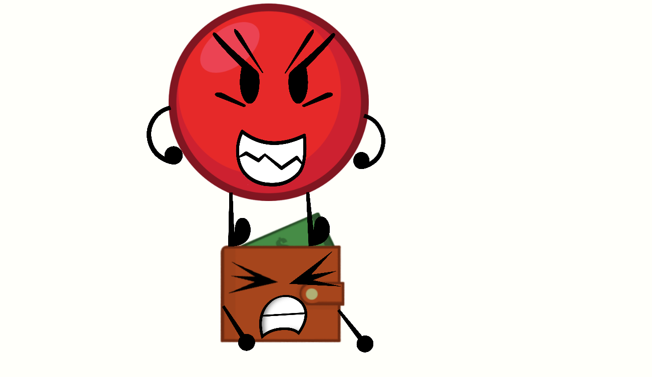 Red Ball defeats Wallet from Object Terror by AzUrArInG on DeviantArt