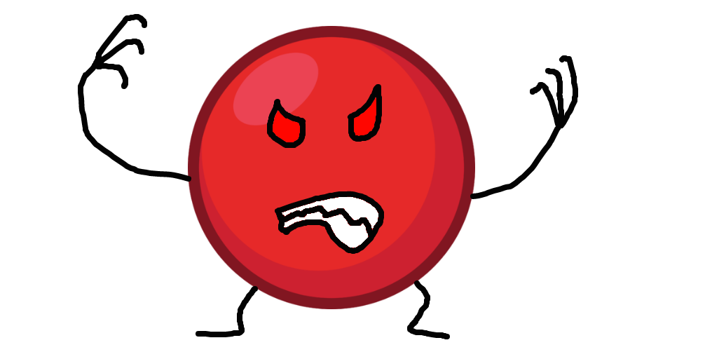 Red Ball With Evil Red Eyes by AzUrArInG on DeviantArt