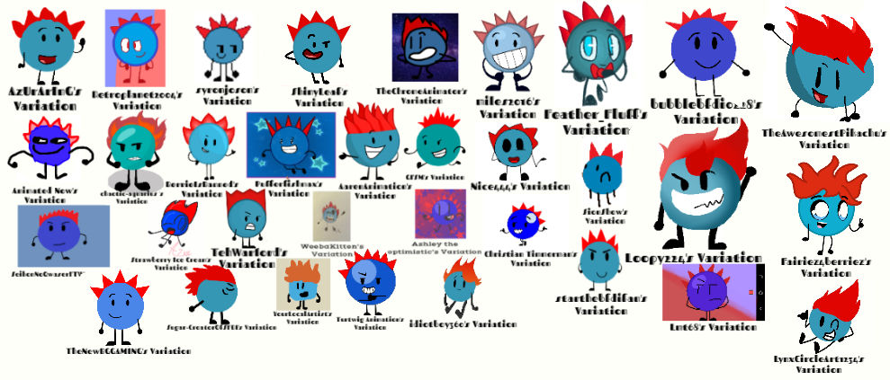 All Variations of AzUrArInG (Me) (V10) by AzUrArInG on DeviantArt