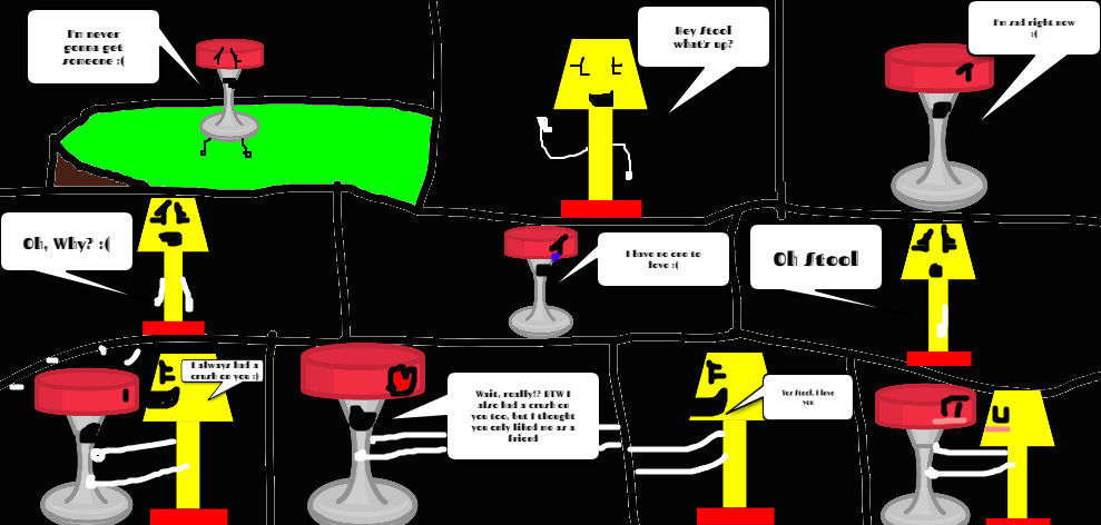 Stool x Floor Lamp Comic by AzUrArInG on DeviantArt