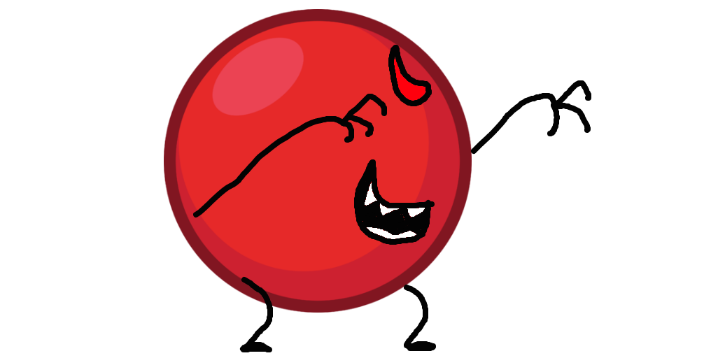 Red Ball is coming behind your back by AzUrArInG on DeviantArt