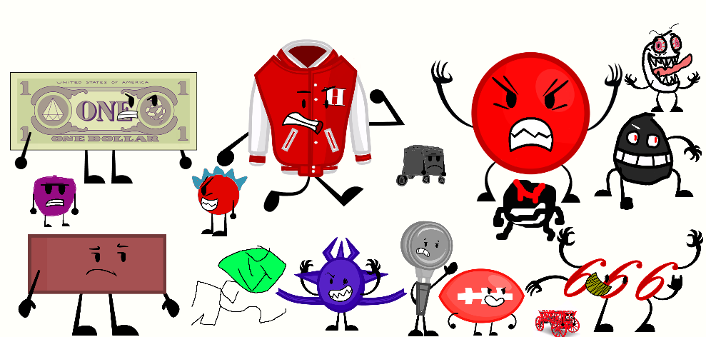 List of My Object Show Villains (Names in Desc) by AzUrArInG on DeviantArt