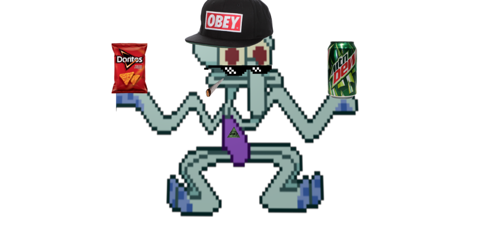 MLG Dank Squidward by AzUrArInG on DeviantArt