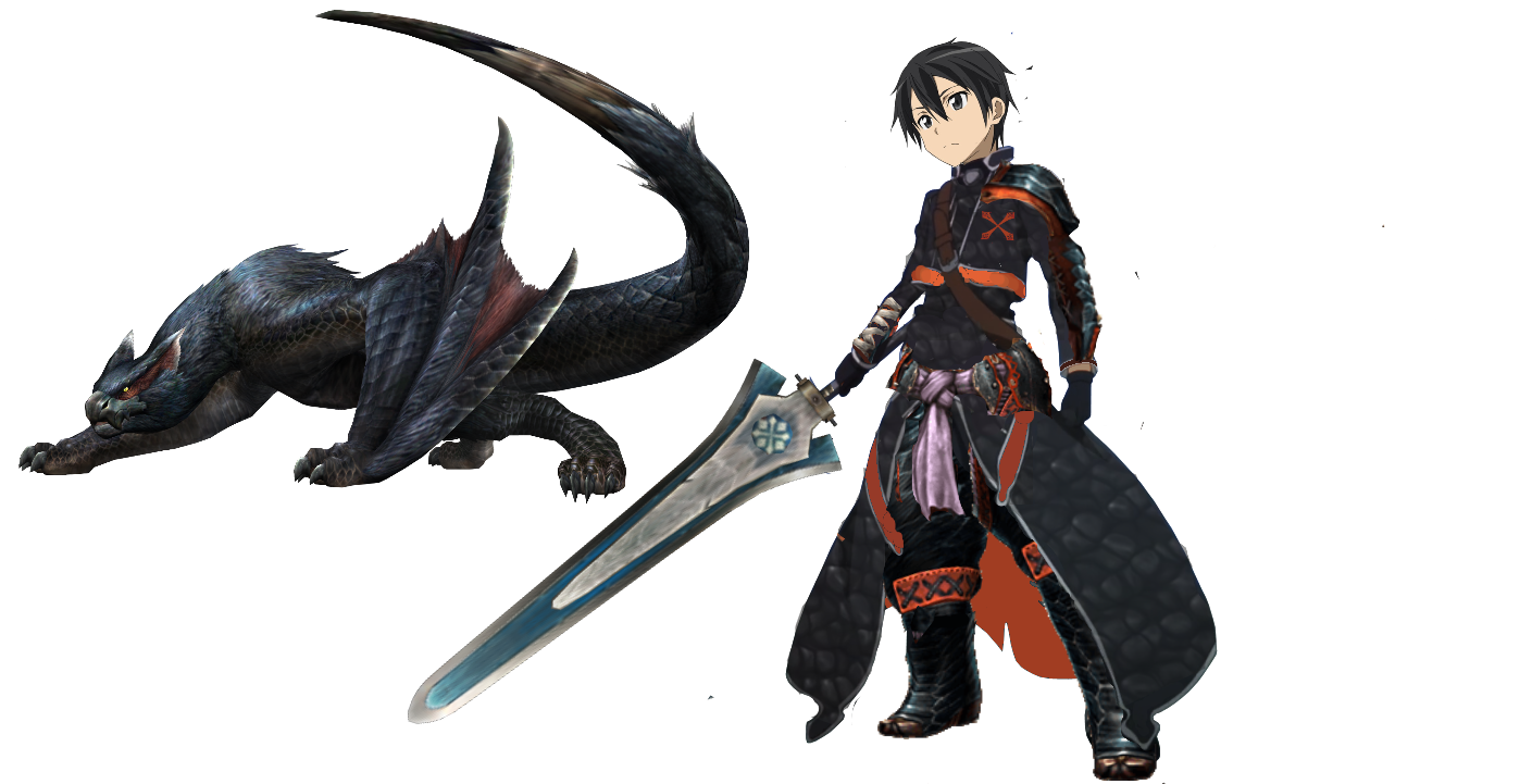 Monster Hunter Kirito by MisakaLovesYou on DeviantArt