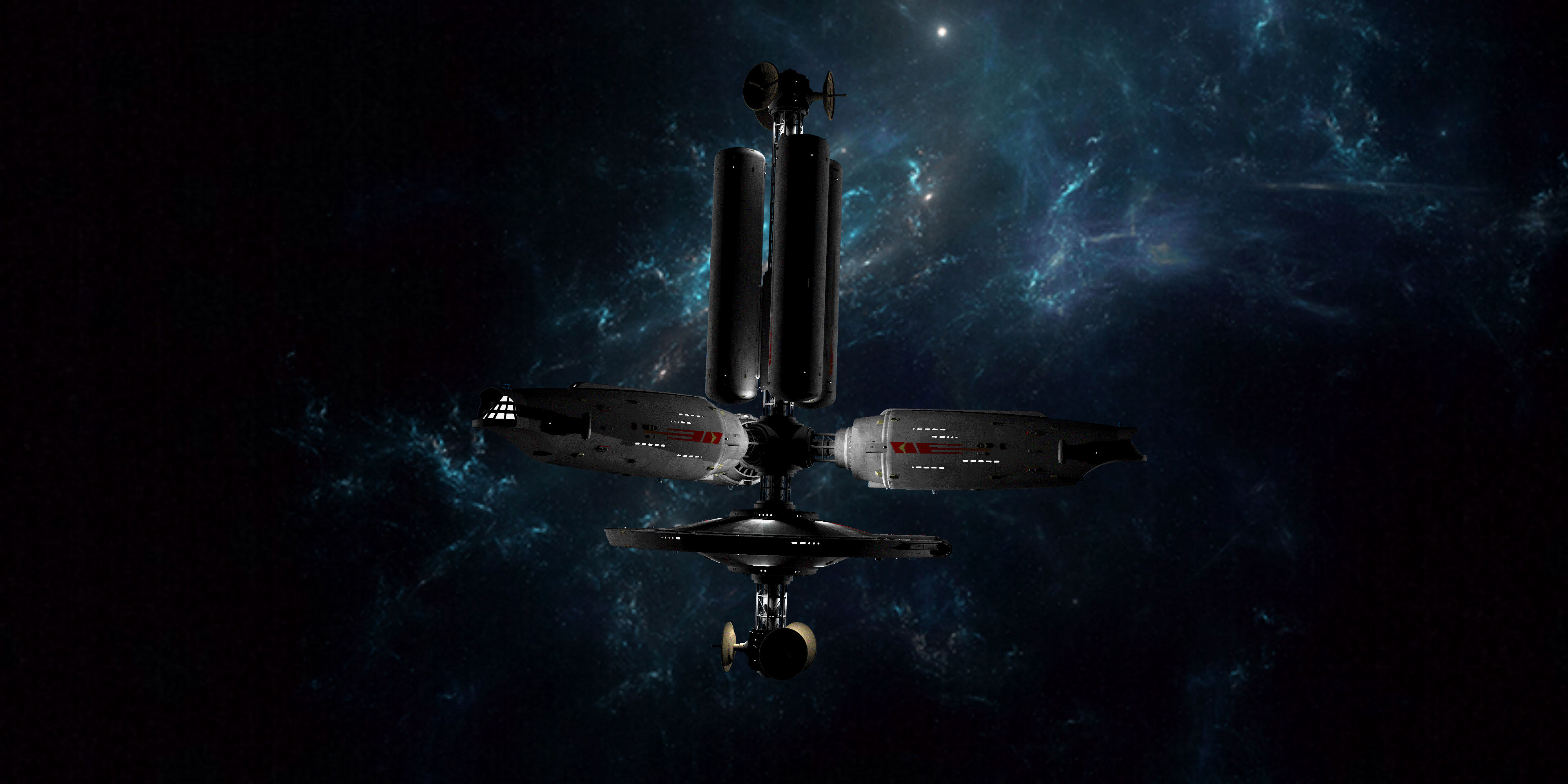 Kitbash Galore - Deep Space Outpost by NewDivide1701 on DeviantArt