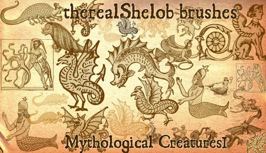 Mythological Creatures I by therealShelob on DeviantArt