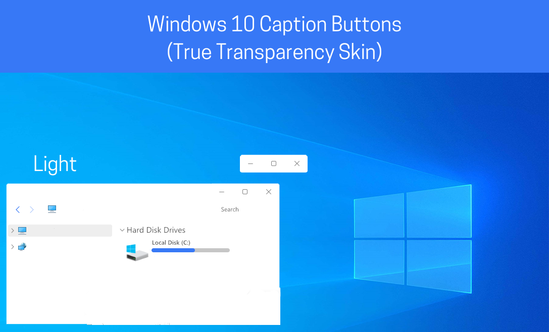 Windows 10 Light True Transparency Skin by Arteffect10520 on DeviantArt