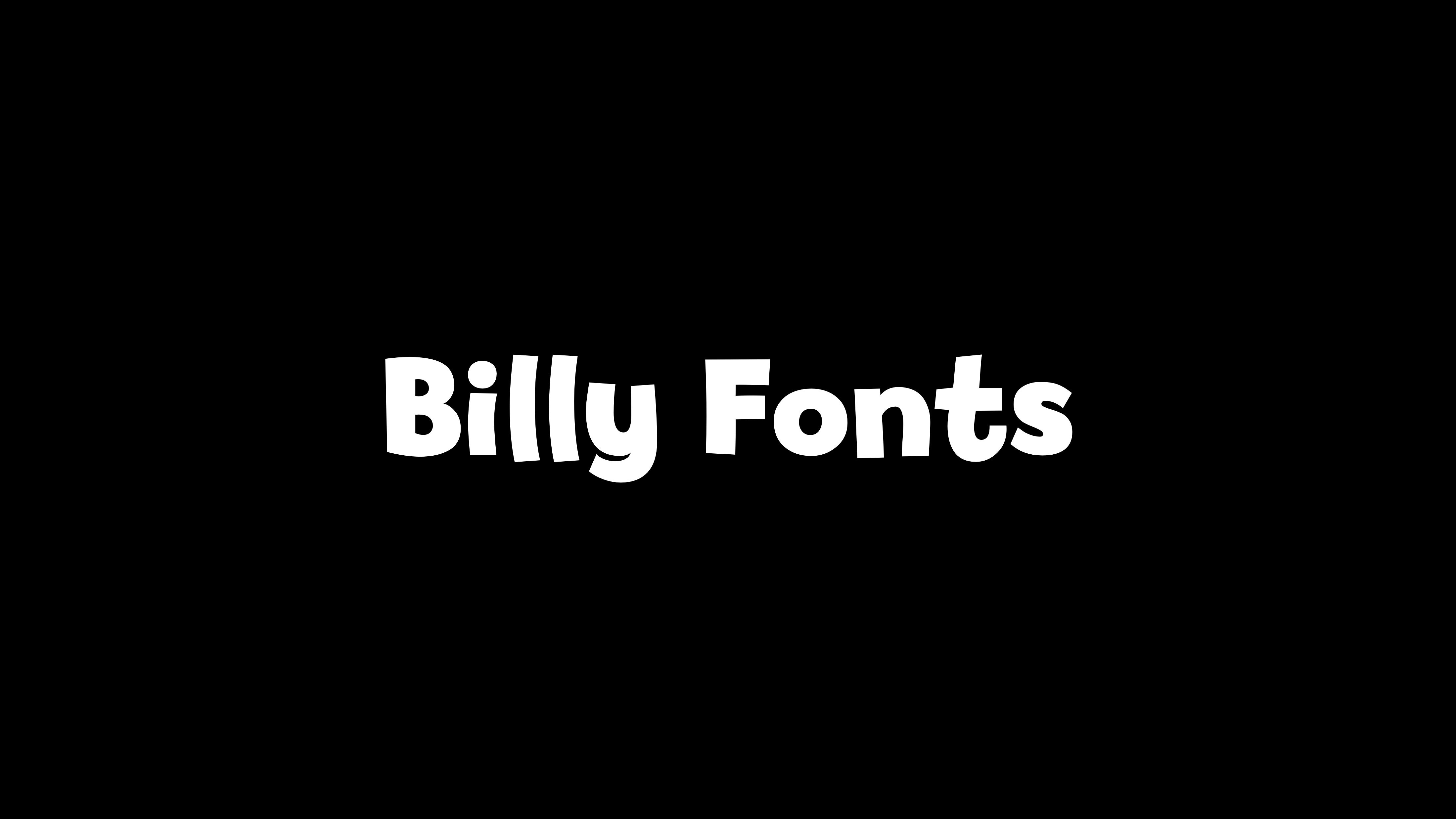 Billy Fonts by ToysRusFan on DeviantArt