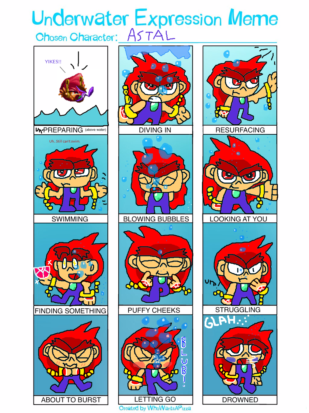 Underwater Expression Meme (Astal) by illcitvirus115 on DeviantArt