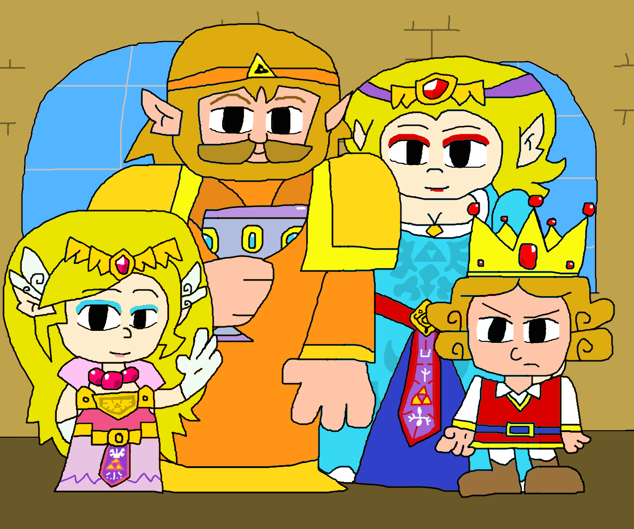 The Hyrule Royal Family (The Legend of Zelda) by illcitvirus115 on ...