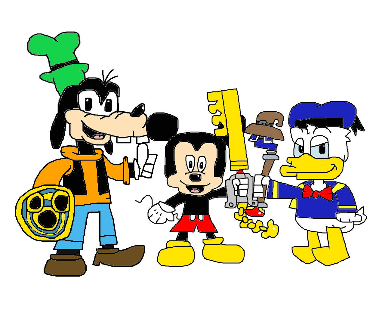 Mickey, Donald and Goofy's Bio (Kingdom Hearts AU) by illcitvirus115 on ...