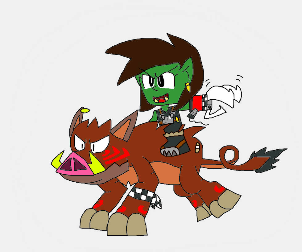 Boar Ghurl (Gift) by illcitvirus115 on DeviantArt