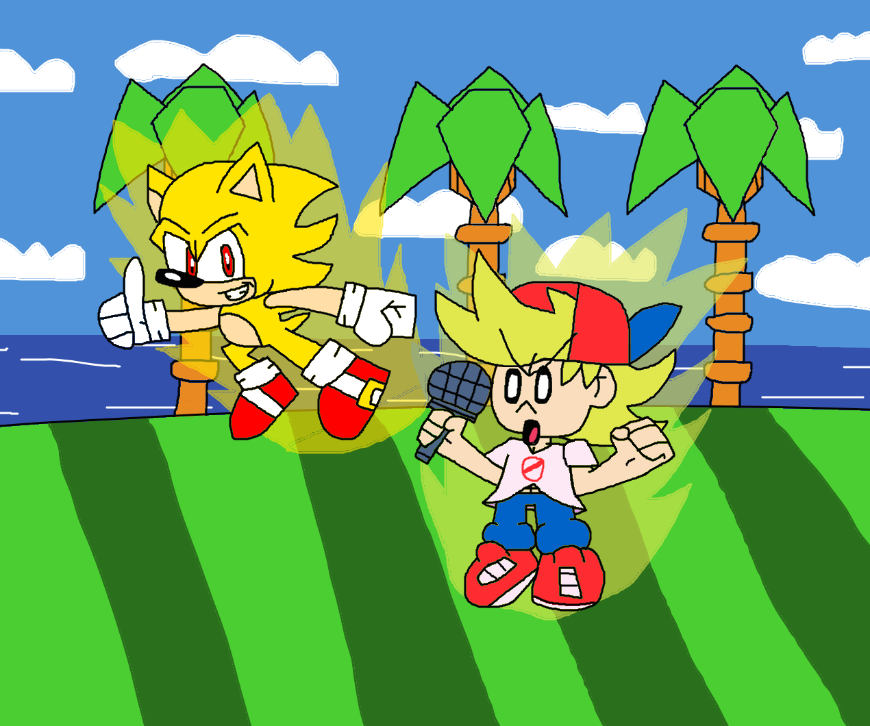 Super Sonic Racing (Sonic X Friday Night Funkin) by illcitvirus115 on ...