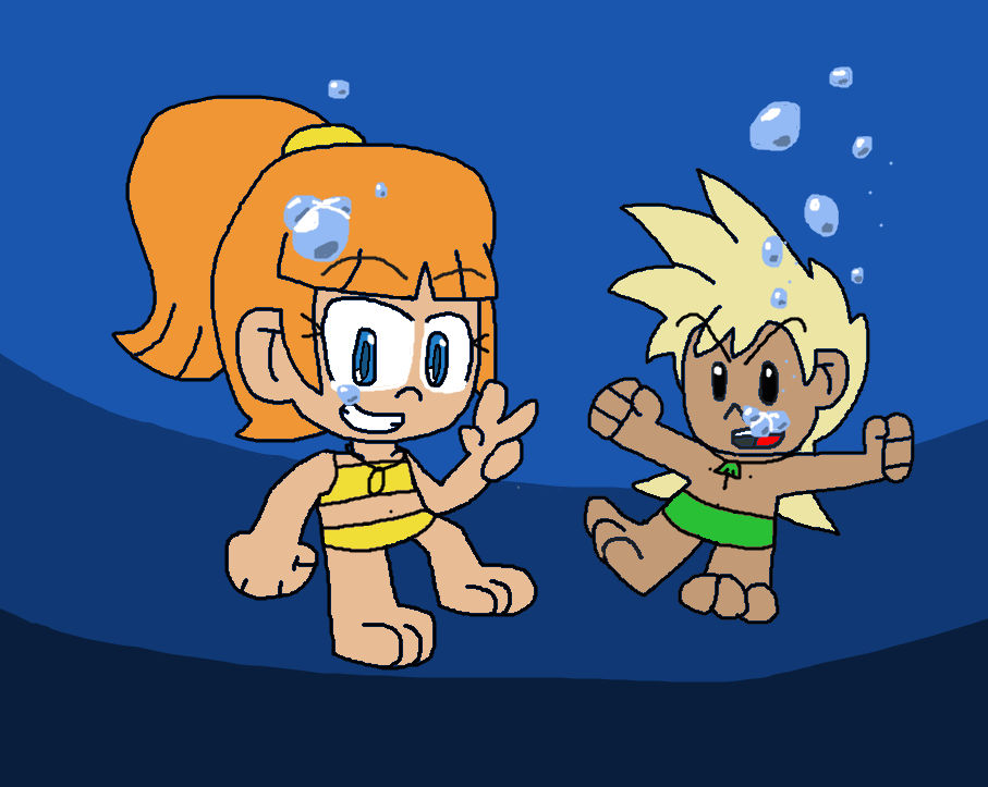 Human Freddi Fish and Luther by illcitvirus115 on DeviantArt