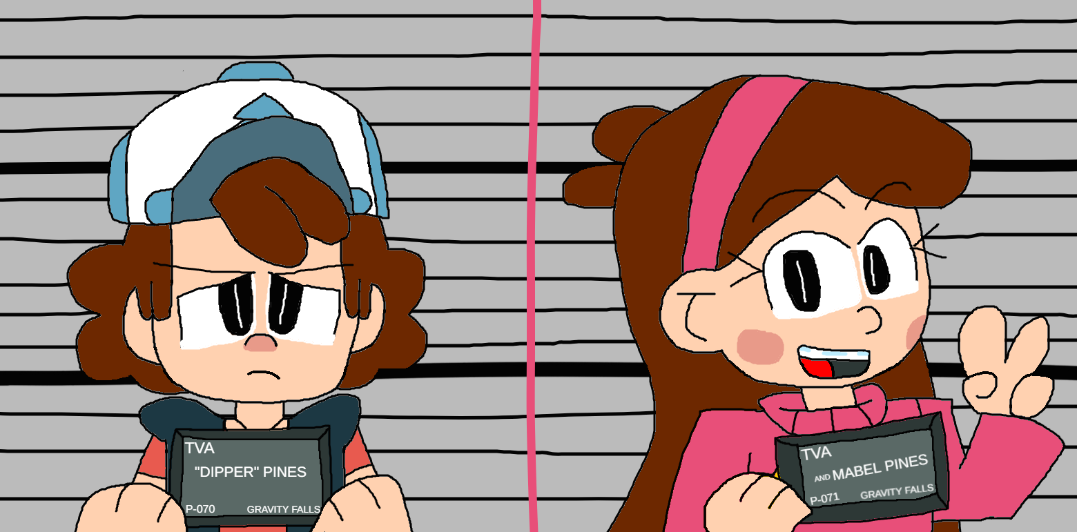 Dipper and Mabel Mugshot (Meme) by illcitvirus115 on DeviantArt
