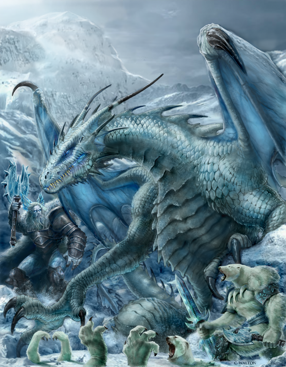 Fantasy Ice Creatures