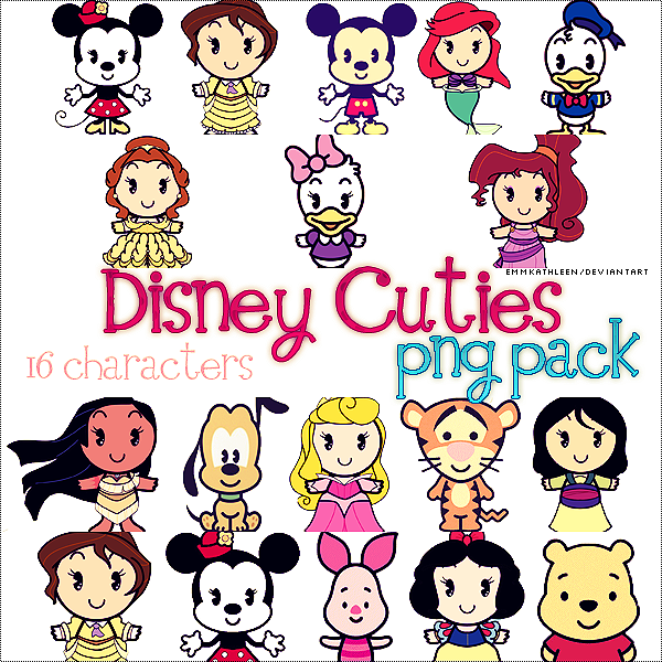 PNG Pack - Disney Cuties by EmmKathleen on DeviantArt