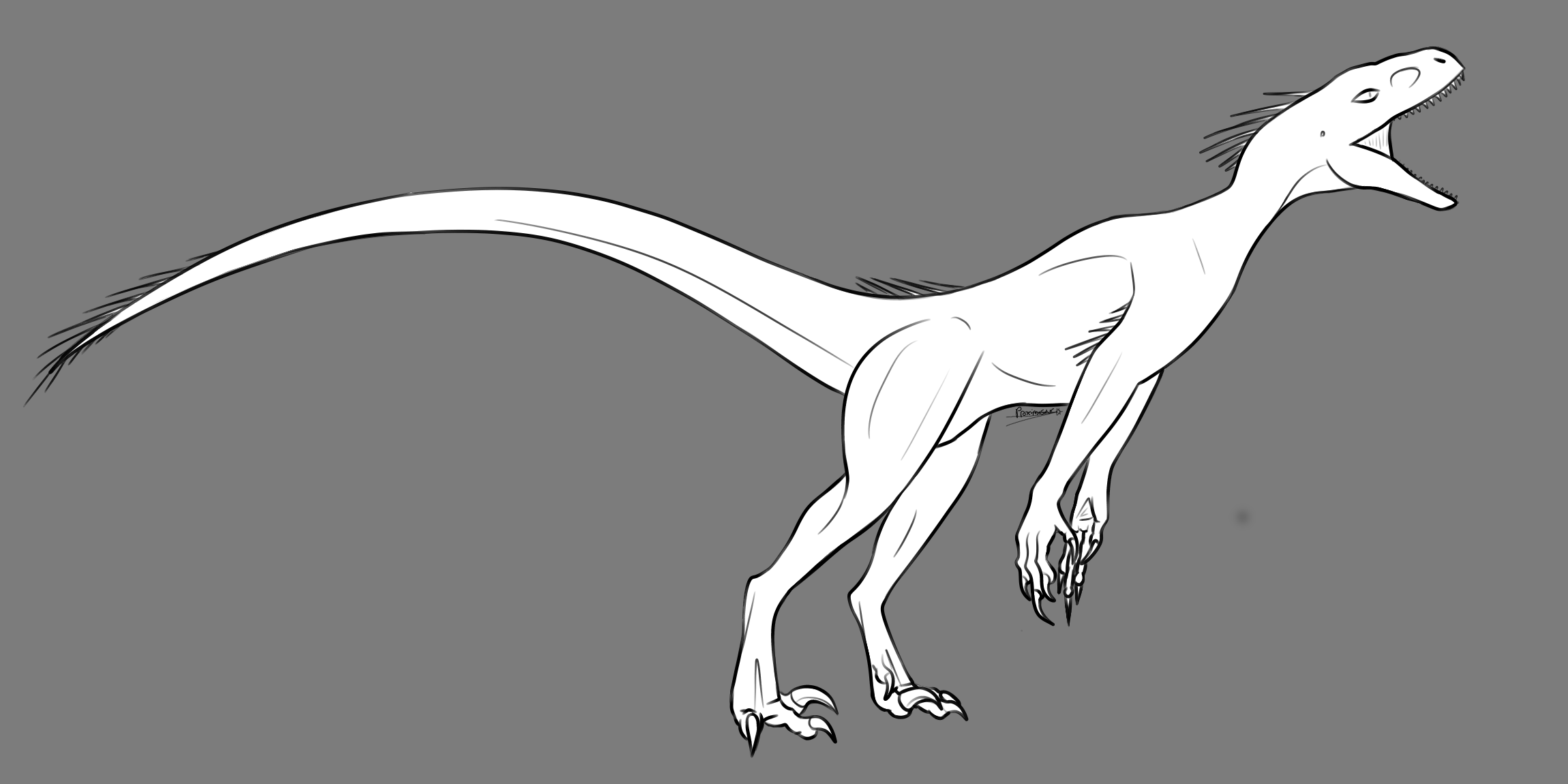 Quilloraptor Base - F2U by Proximasaur on DeviantArt