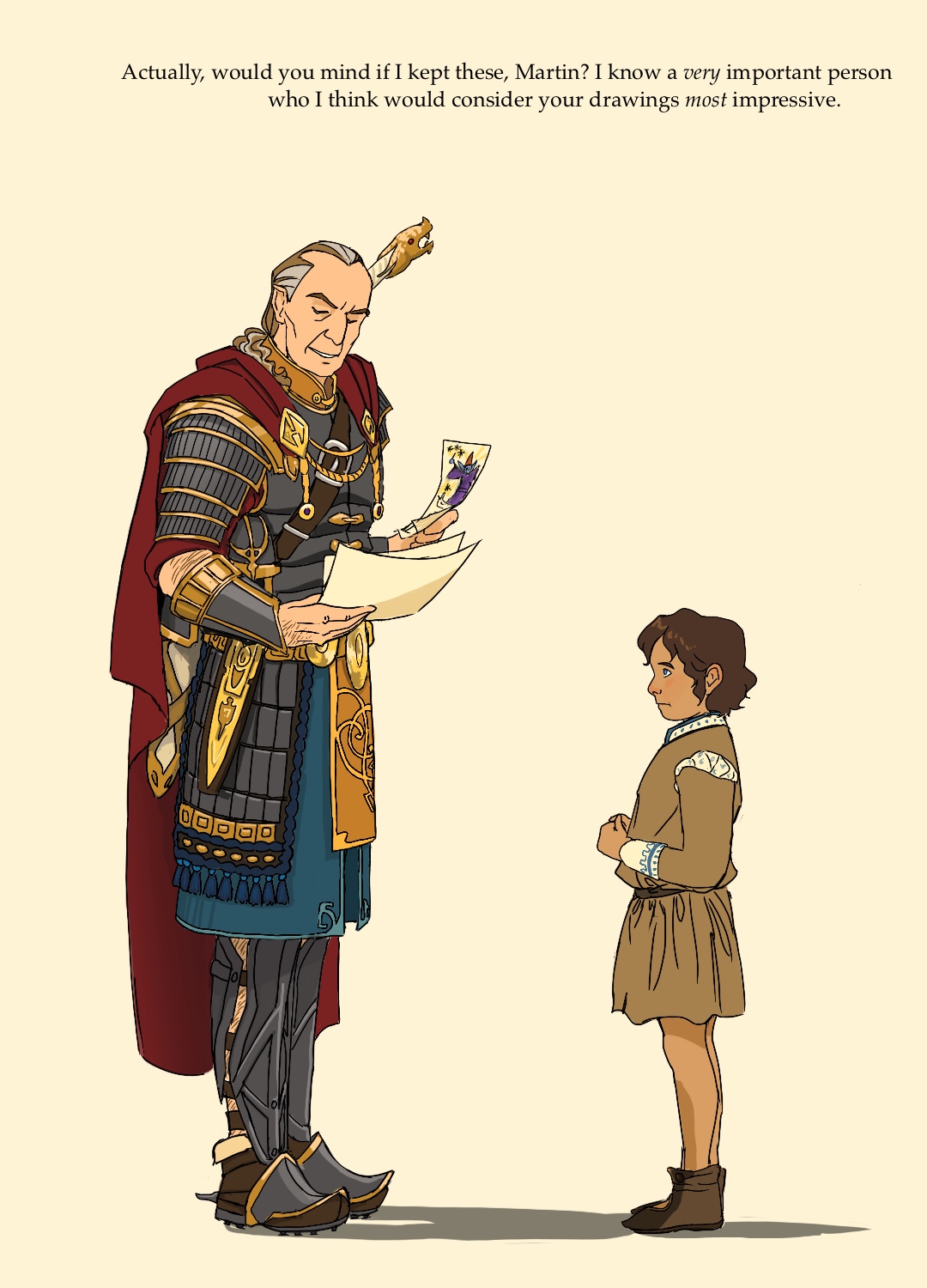 Jauffre's Visit by UltimateEmpress on DeviantArt