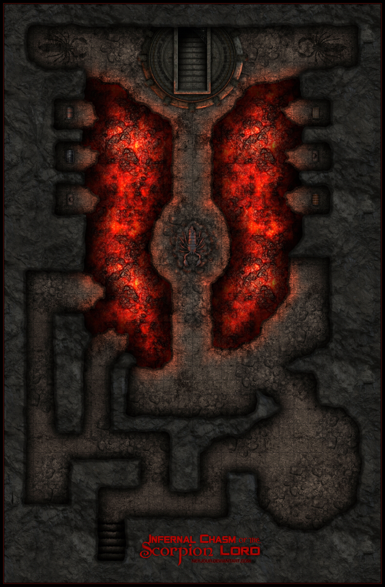 Infernal Chasm of the Scorpion Lord by Neyjour on DeviantArt