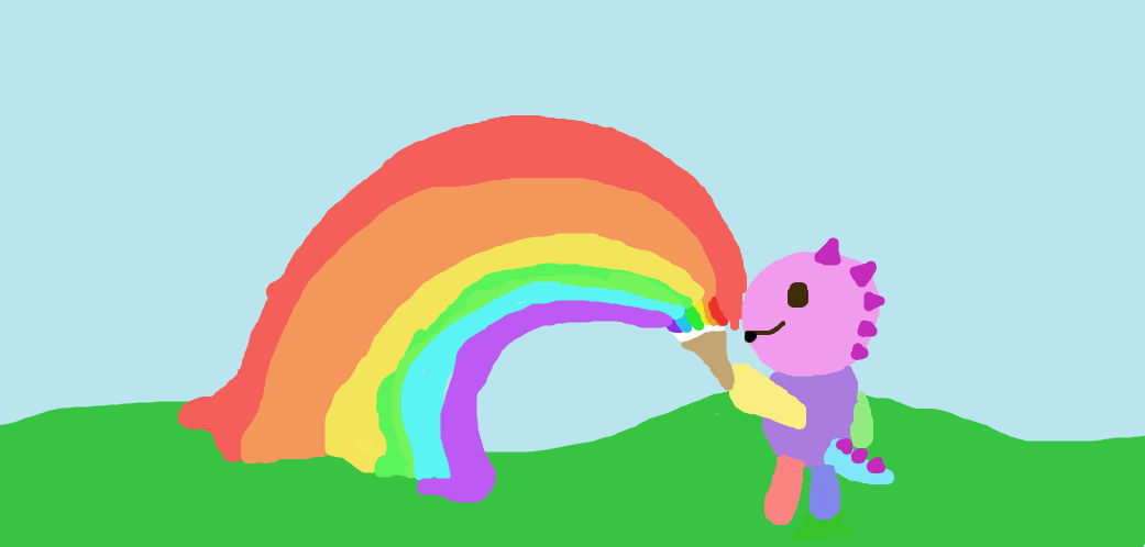 Rainbow Monster by NutellaSquirrel on DeviantArt