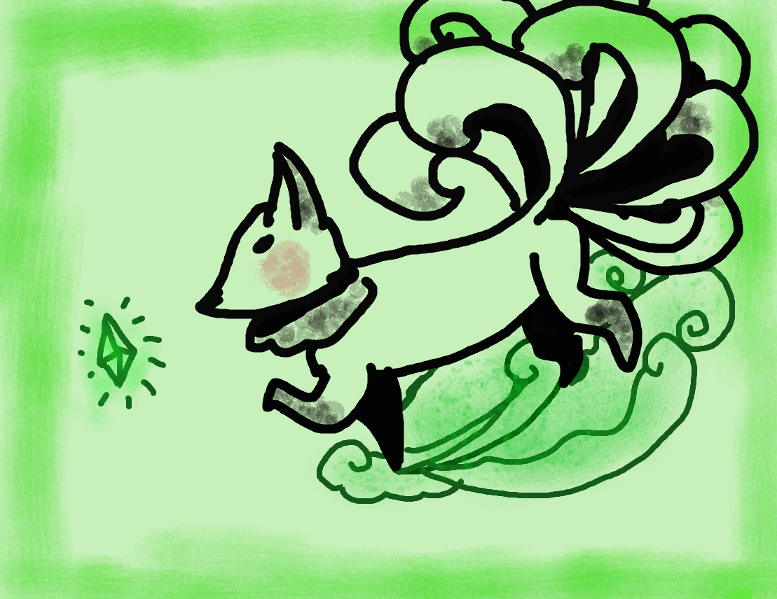 Ink KItsune by NutellaSquirrel on DeviantArt