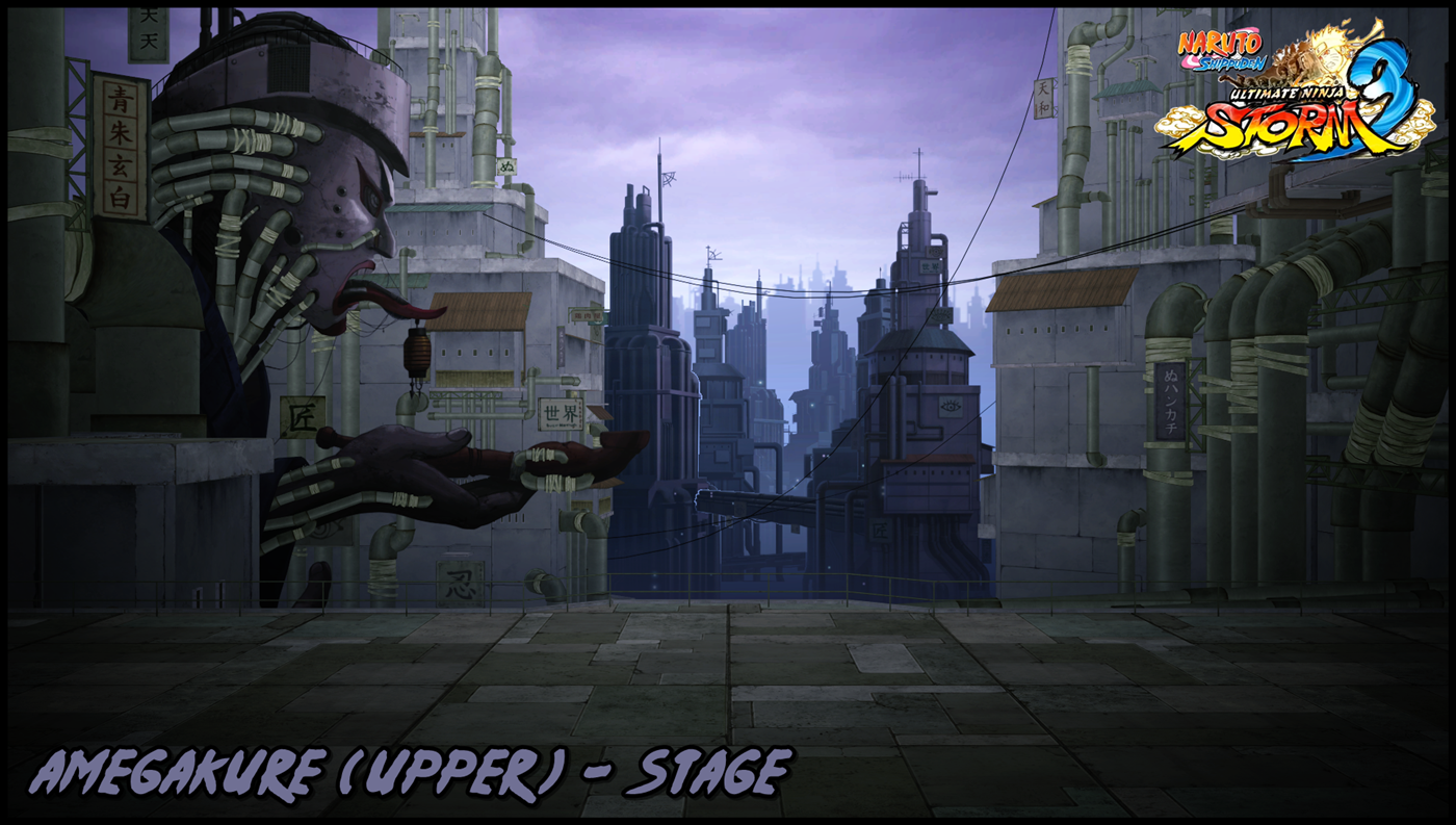 [MMD NARUTO] - Amegakure (Upper) - STAGE DL by blackSoul1890 on DeviantArt