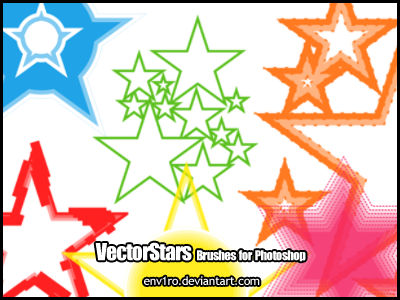VectorStars Brushes Pack by env1ro on DeviantArt