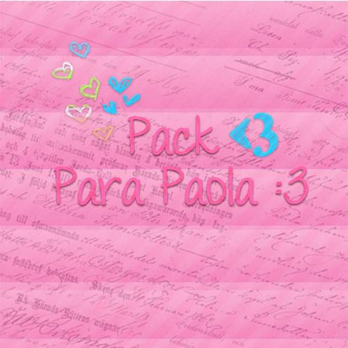 Pack para Paola *-* by VeliVane on DeviantArt