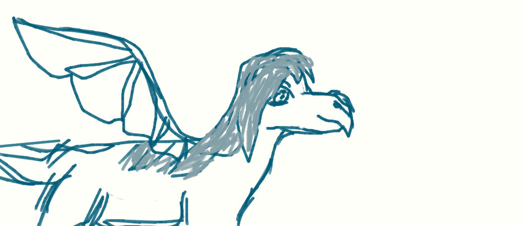 Clyde the Stripeless Zebra Dragon by SentientLight on DeviantArt