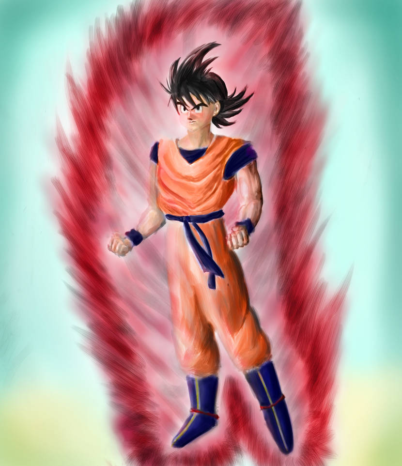 Goku KAIOKEN by Asdrock on DeviantArt
