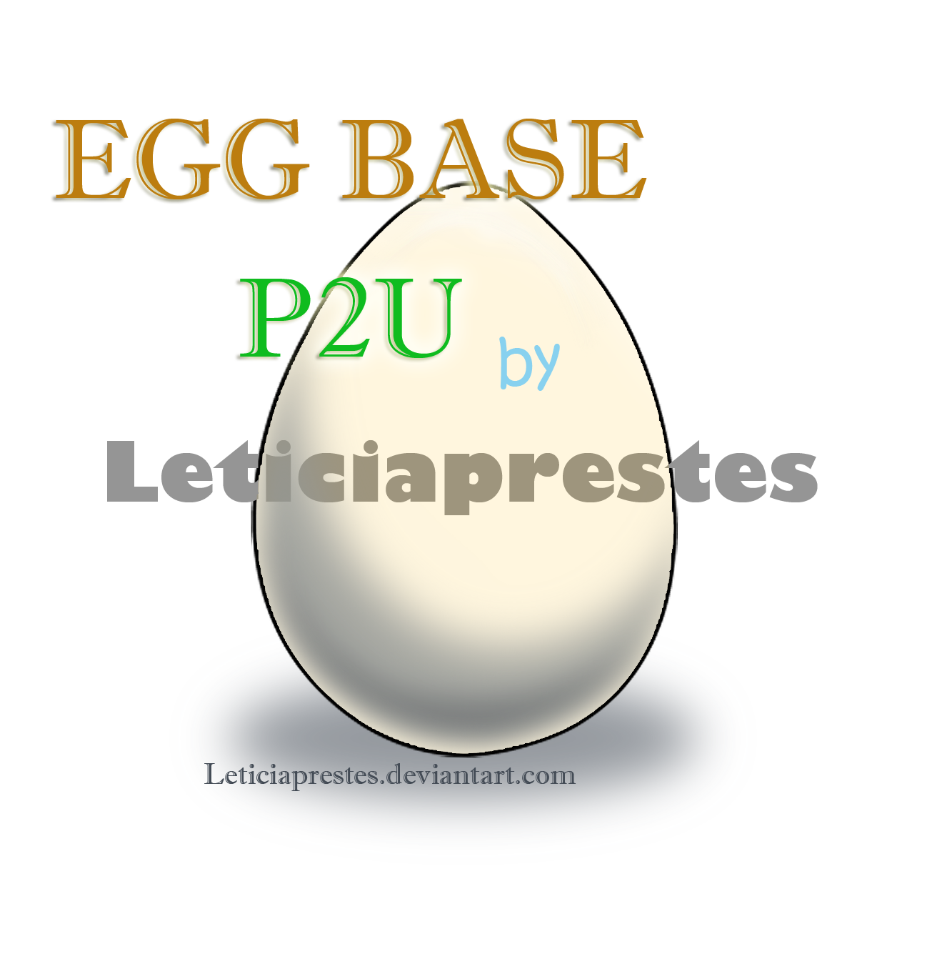 Egg Base p2u with premarkings by MistyGoldArt on DeviantArt