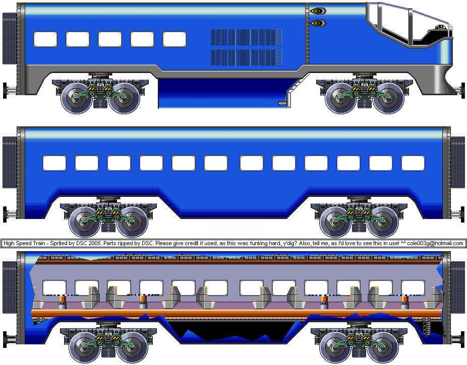 High Speed Train Sprite Sheet by DanteWreckmen-999 on DeviantArt