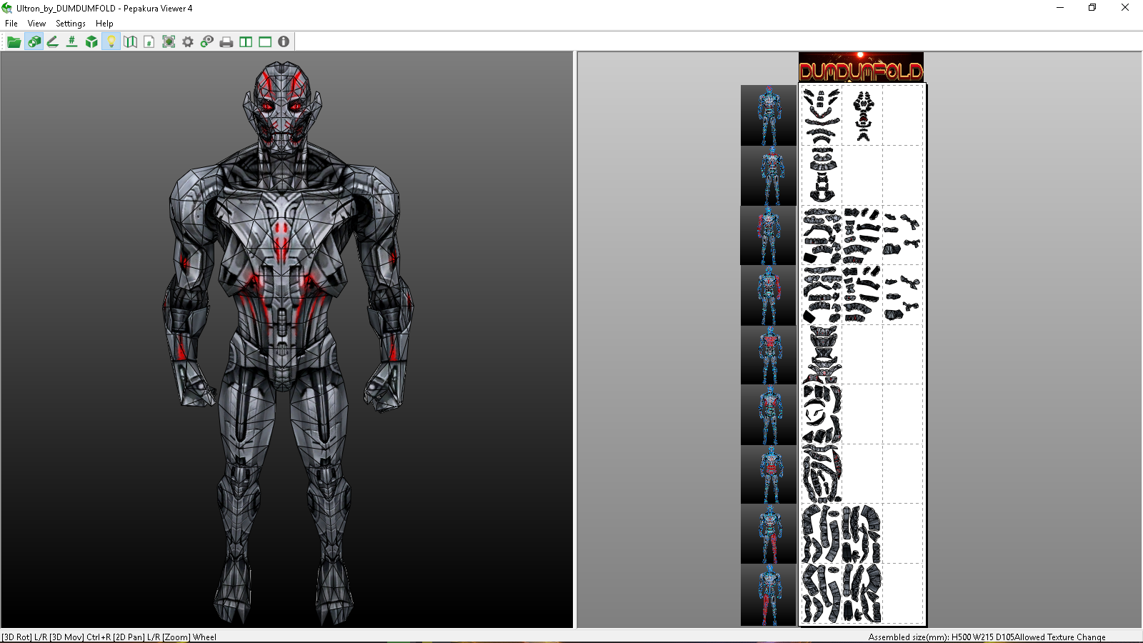 Ultron PaperCraft PDO by DUMDUMBOT on DeviantArt
