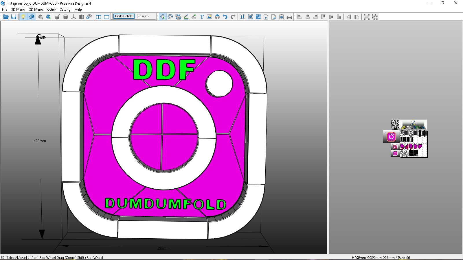 Instagram Logo Papercraft by DUMDUMBOT on DeviantArt