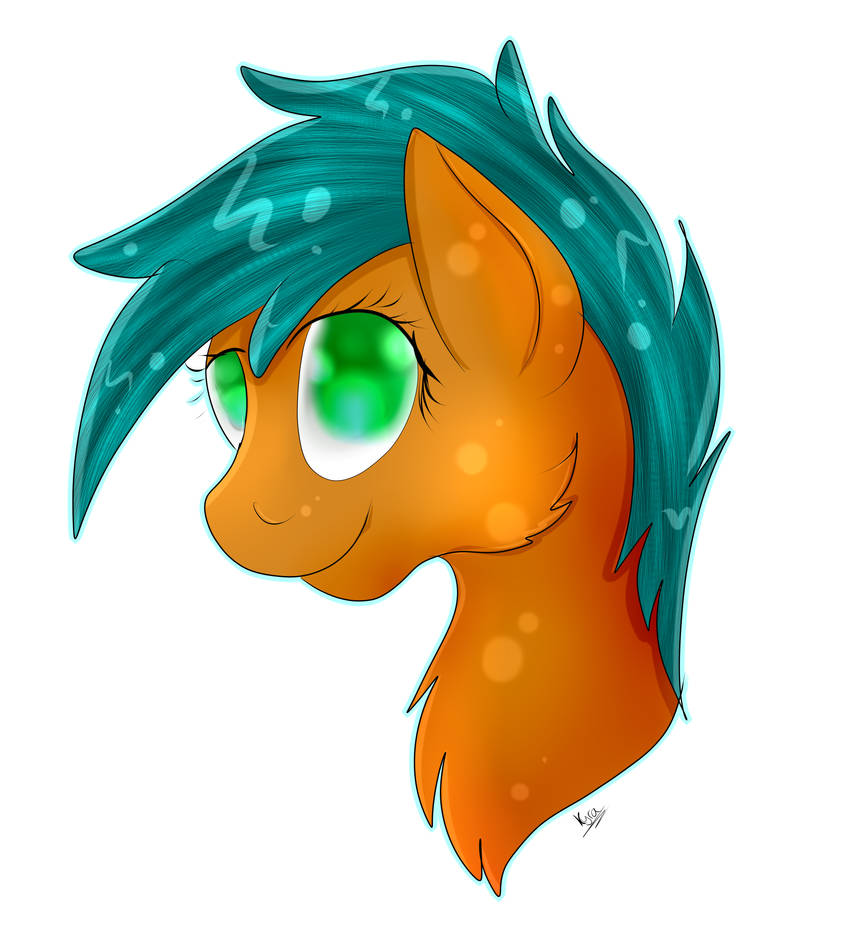 New Pony OC Headshot by CKittyKat98 on DeviantArt
