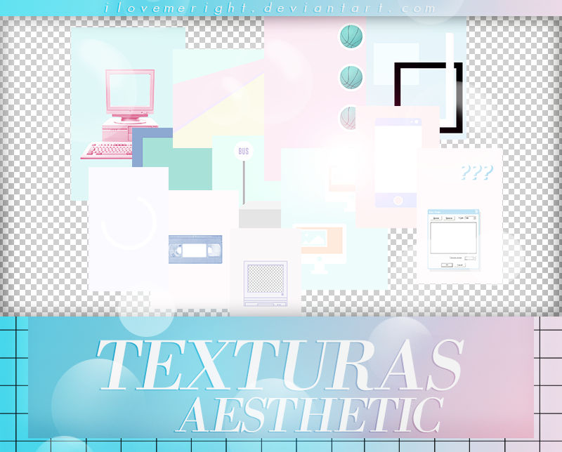 +PACK TEXTURAS: Aesthetic | free by iLovemeright on DeviantArt