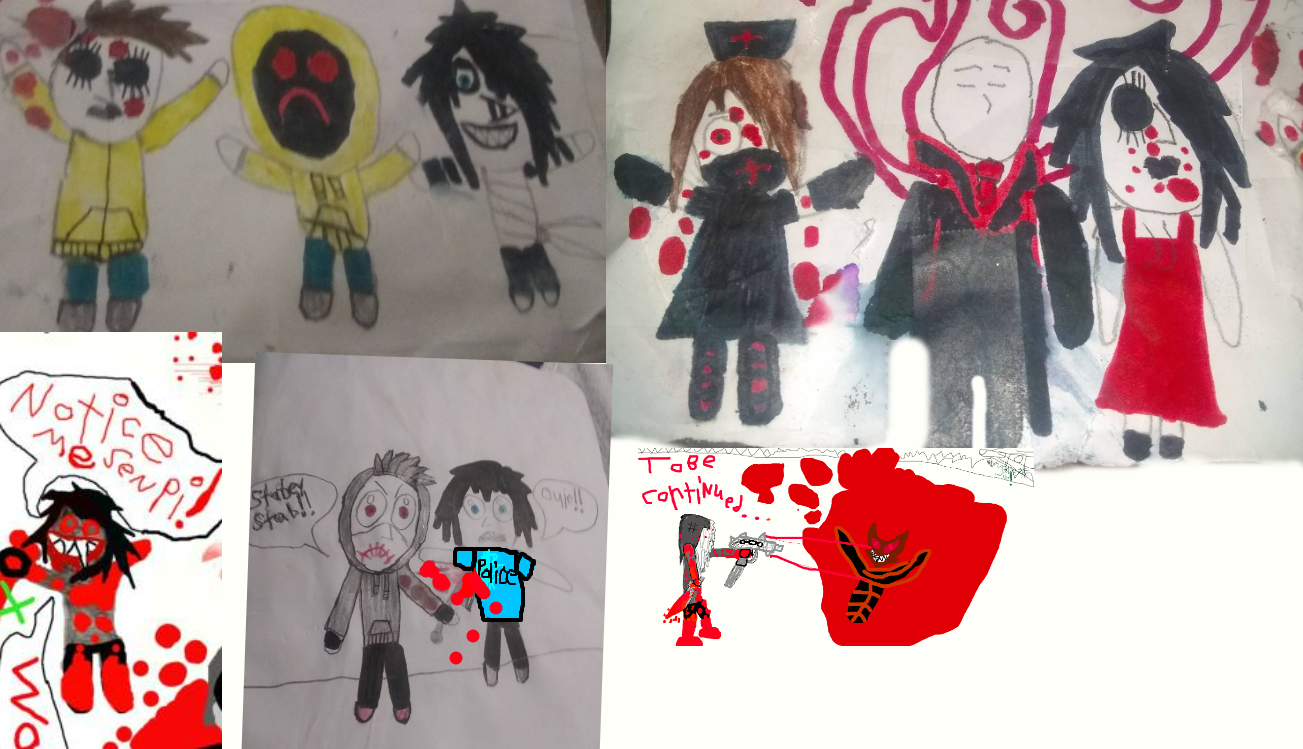 Creepy chibis by BossG13 on DeviantArt