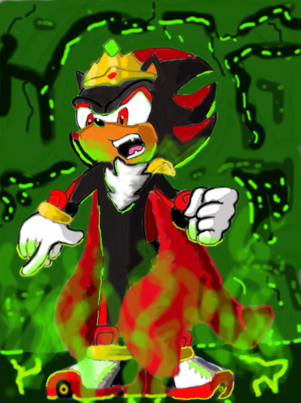 BOW DOWN - King Shadow (digital paint) by Ms-Maggie on DeviantArt