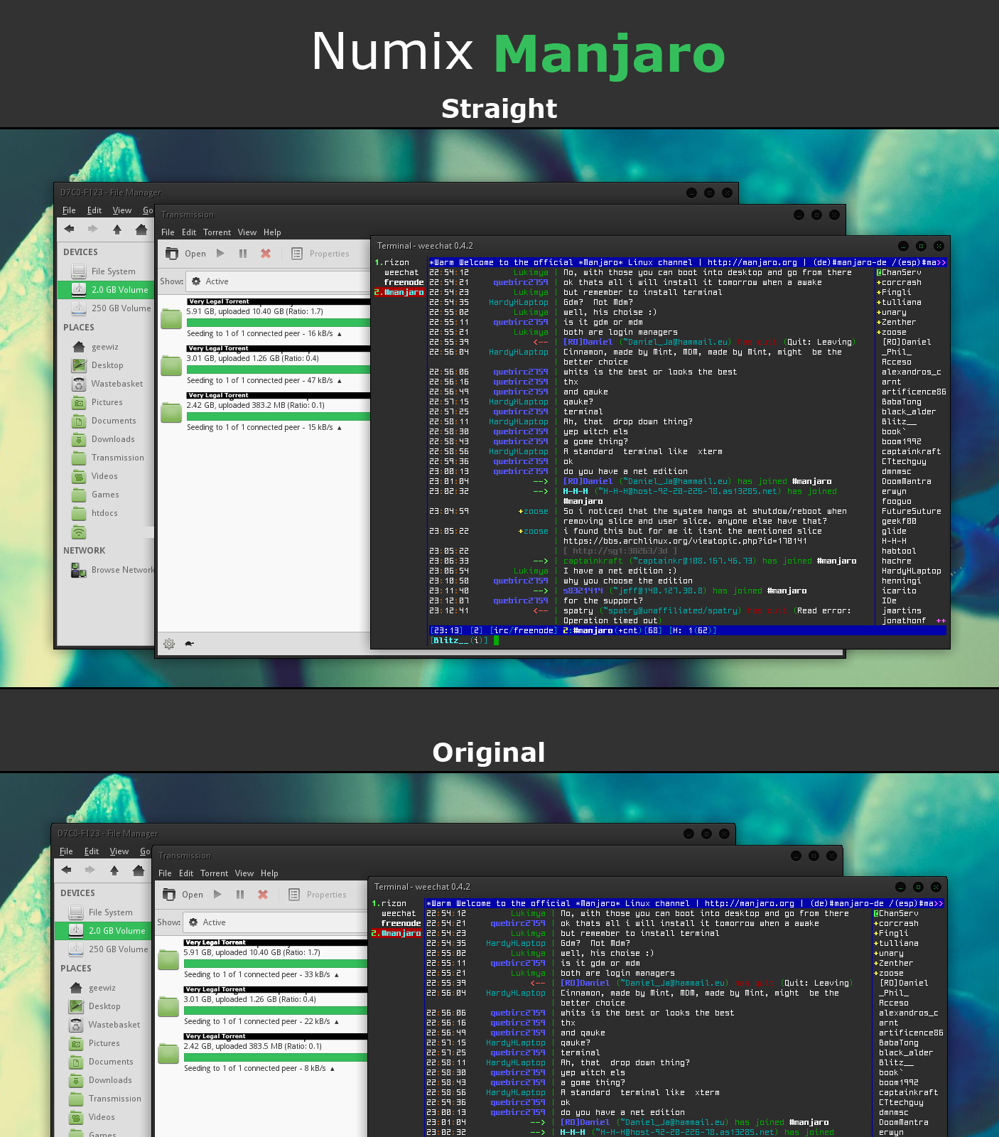 Numix-Manjaro [XFCE] by Blitz-Bomb on DeviantArt