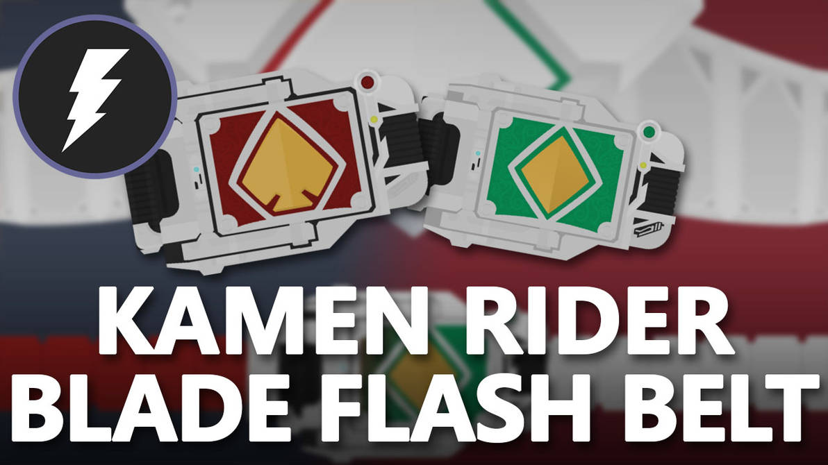 Kamen Rider Blade Flash Belt by CometComics on DeviantArt