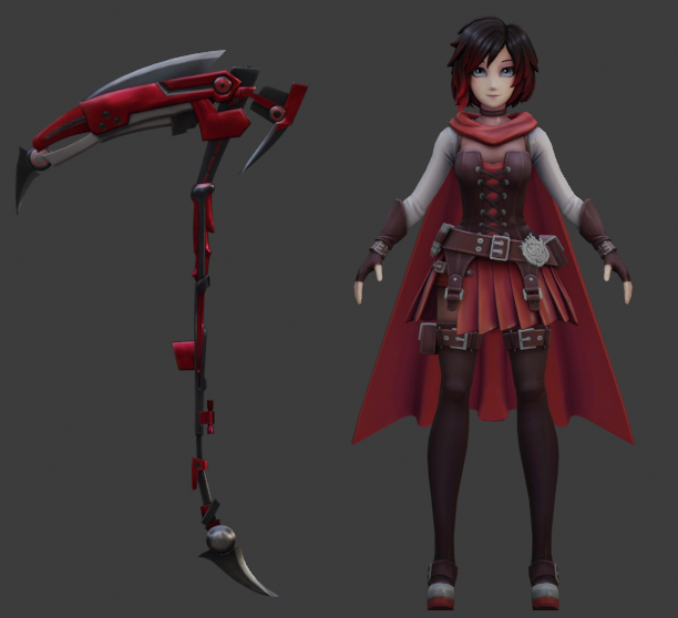 RWBY (Ruby rose) paladins by jokerxjester on DeviantArt