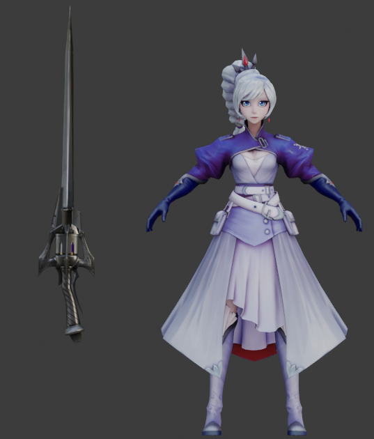 RWBY (Weiss Schnee) paladins by jokerxjester on DeviantArt