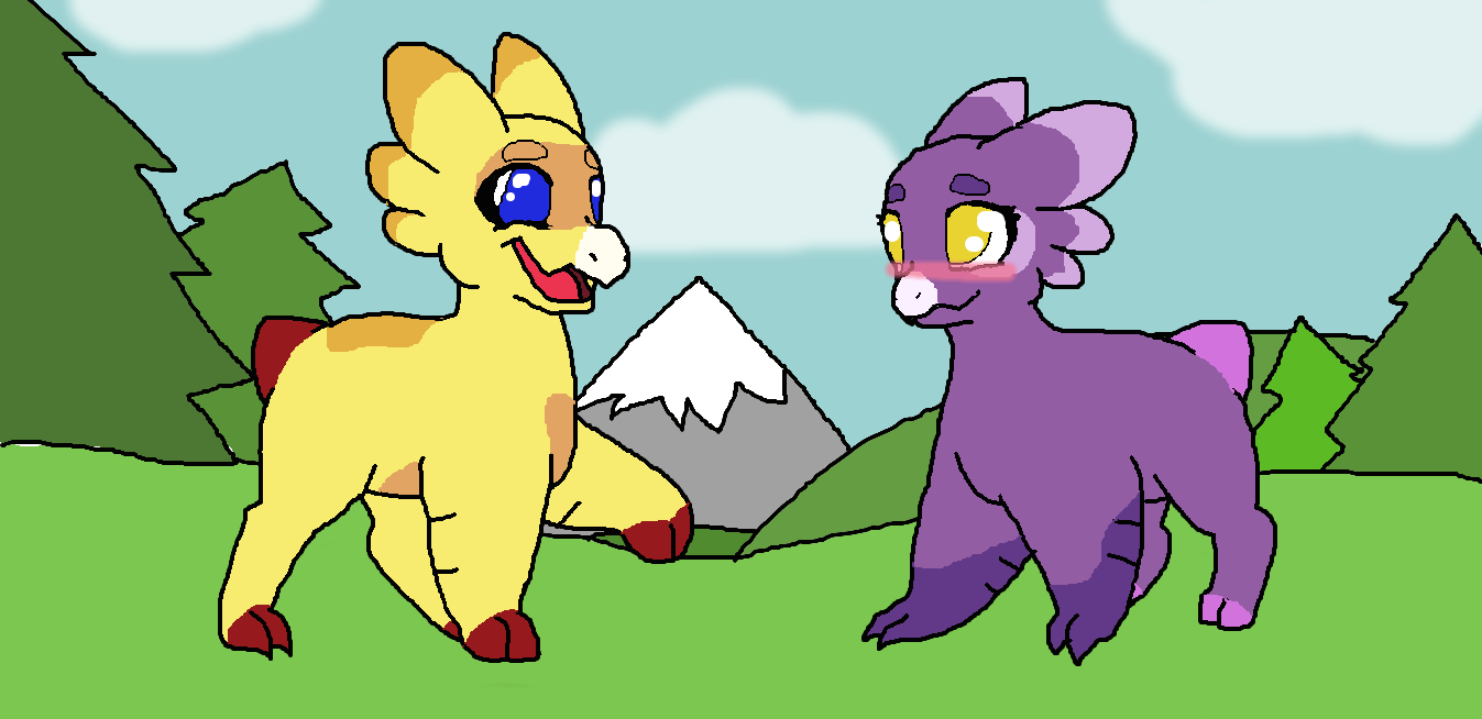Well hello! by LeafyWolf on DeviantArt