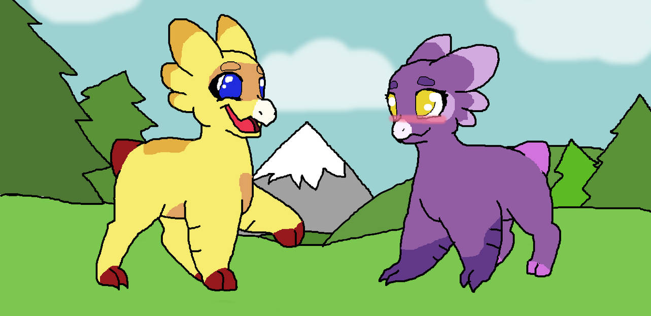 Well hello! by LeafyWolf on DeviantArt