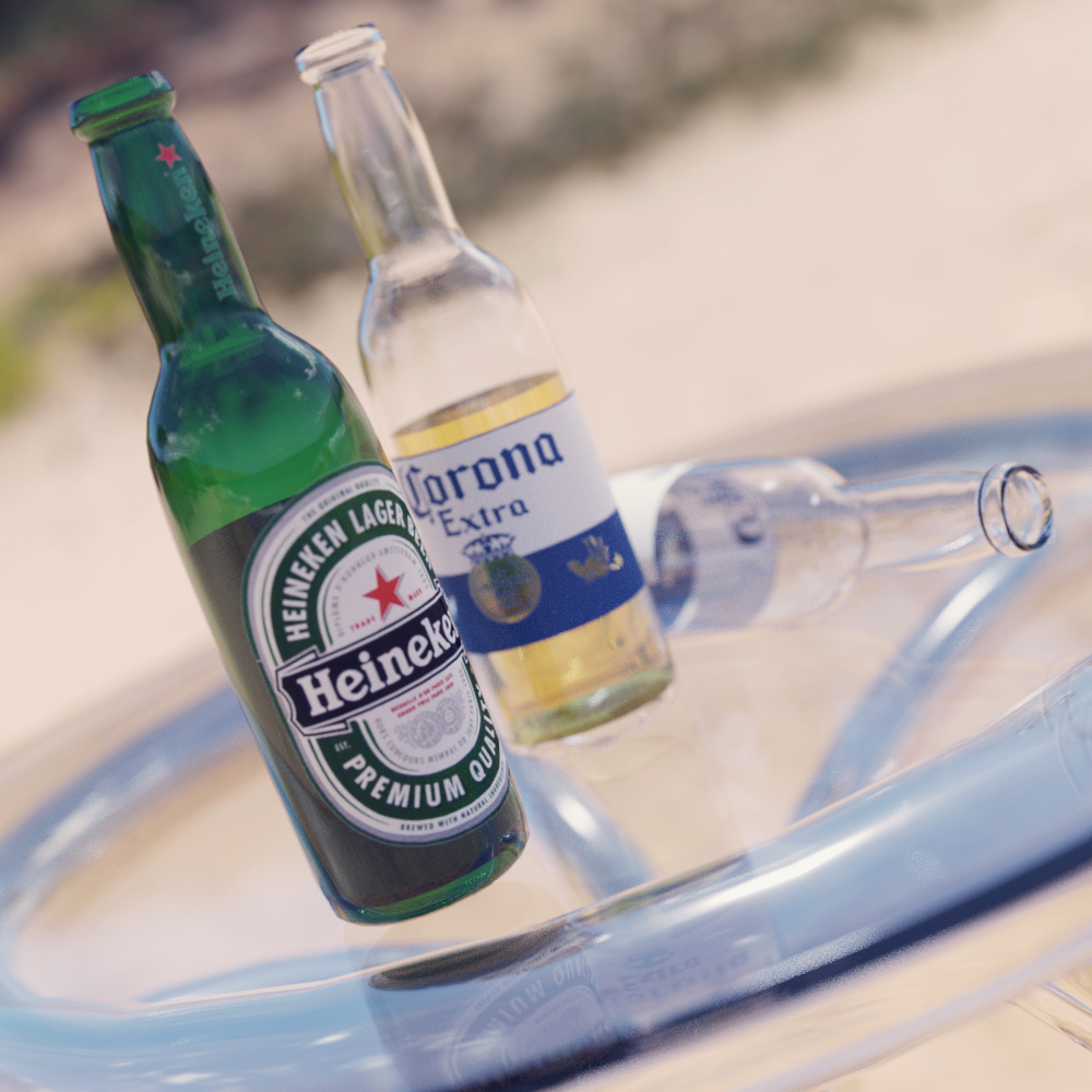 Beer Bottle for Daz Studio by forged3DX on DeviantArt