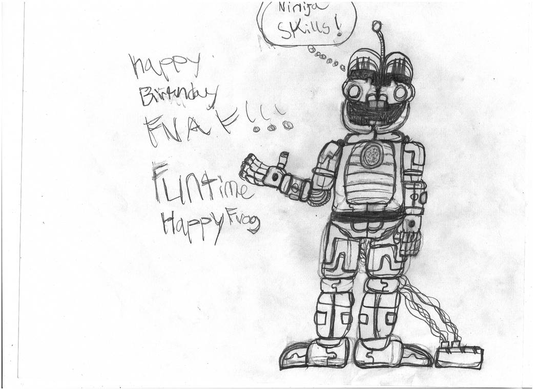 funtime happy frog [fnaf Bday drawling] by chasegodzilla on DeviantArt