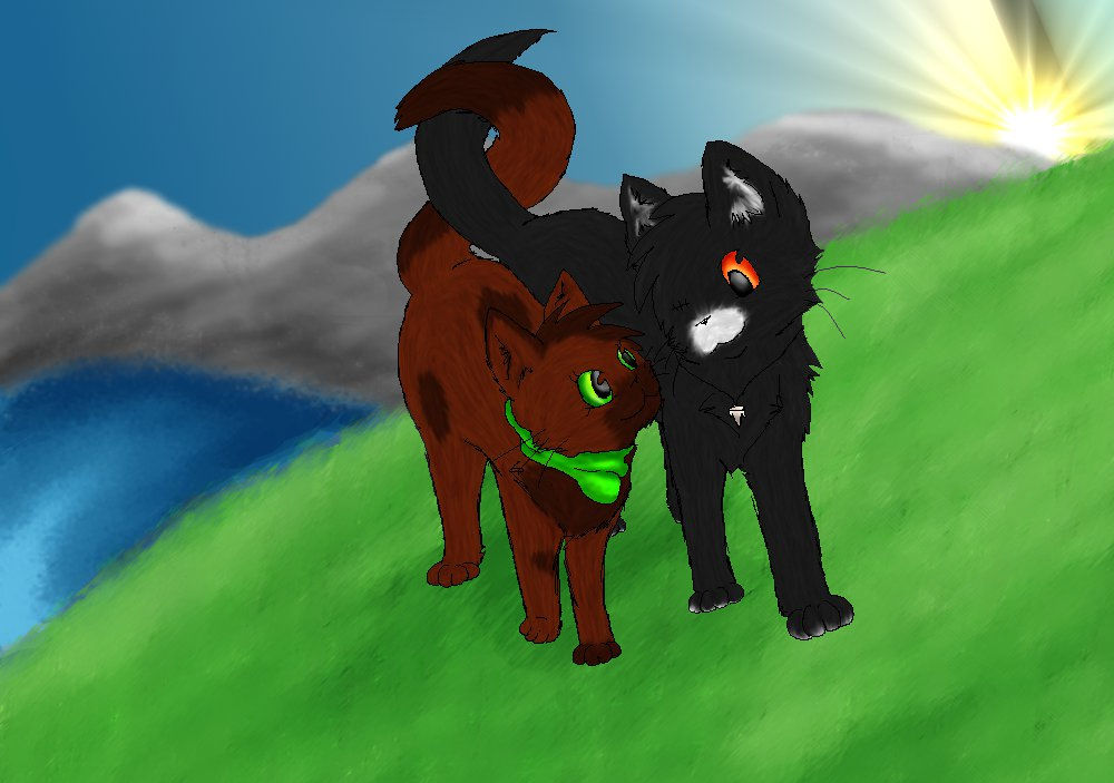 Tails Entwined Colour Adjusted by Leafscatter on DeviantArt