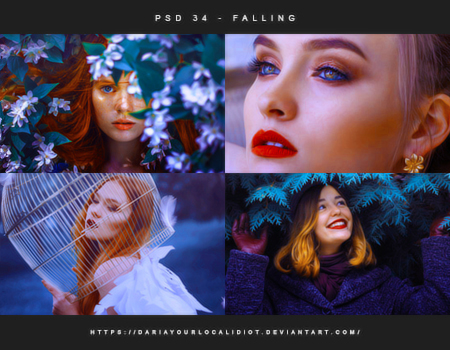 34 | PSD COLOURING | FALLING by dariayourlocalidiot on DeviantArt